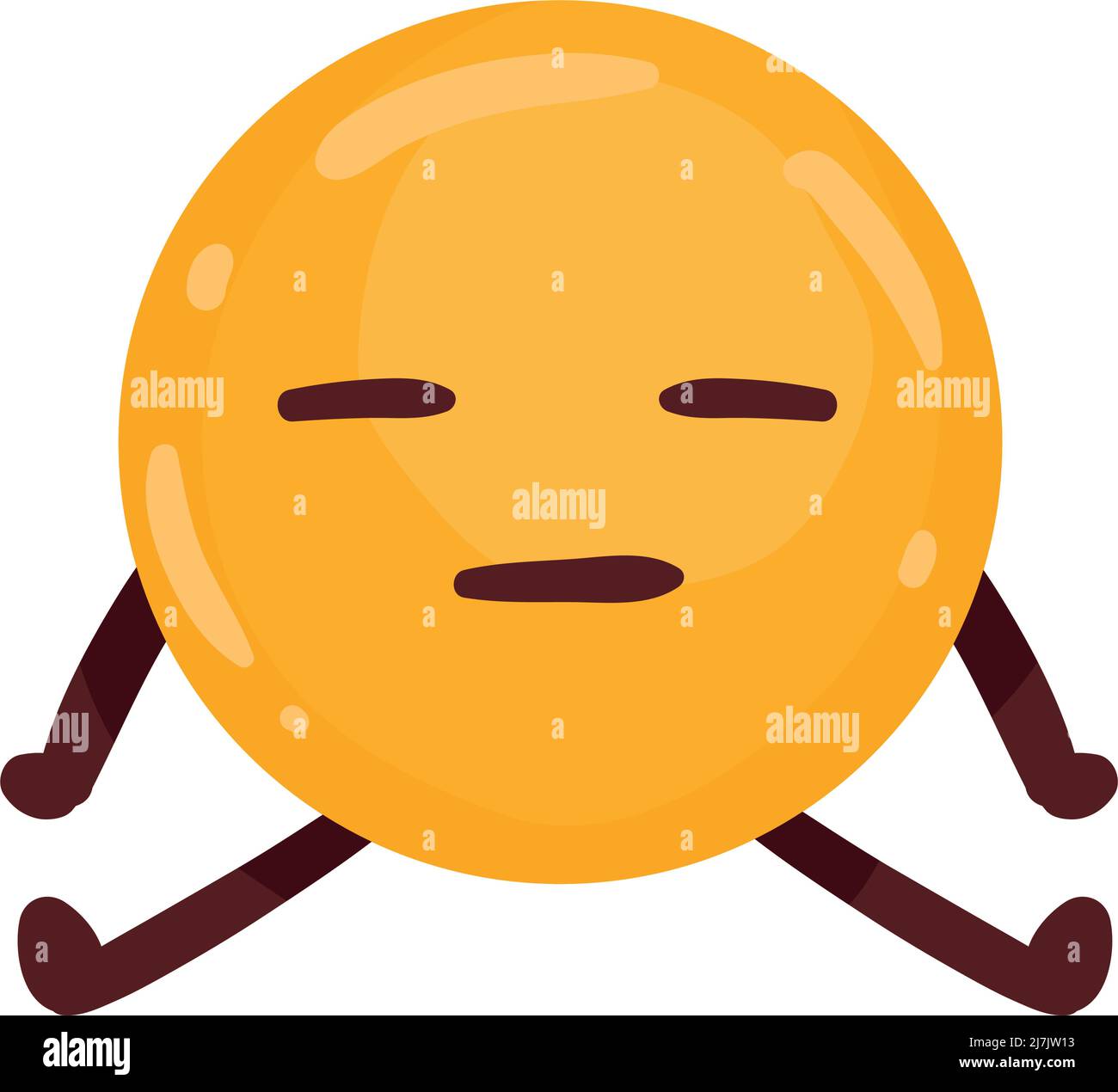 classic emoticon seated Stock Vector Image & Art - Alamy