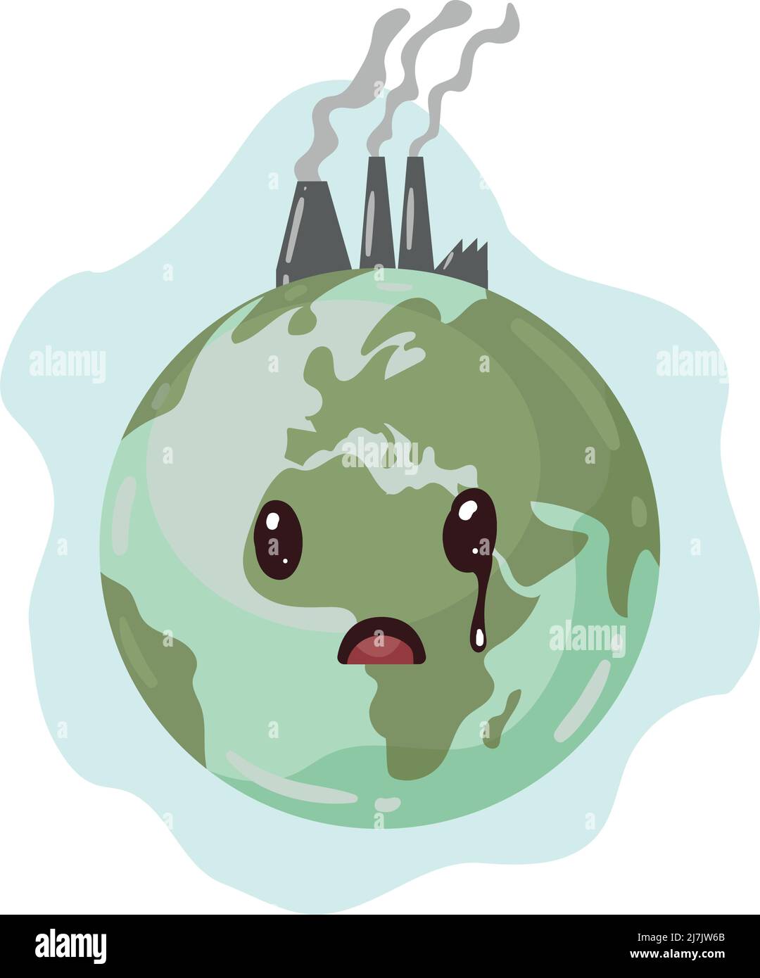 Ocean earth factory Cut Out Stock Images & Pictures - Alamy