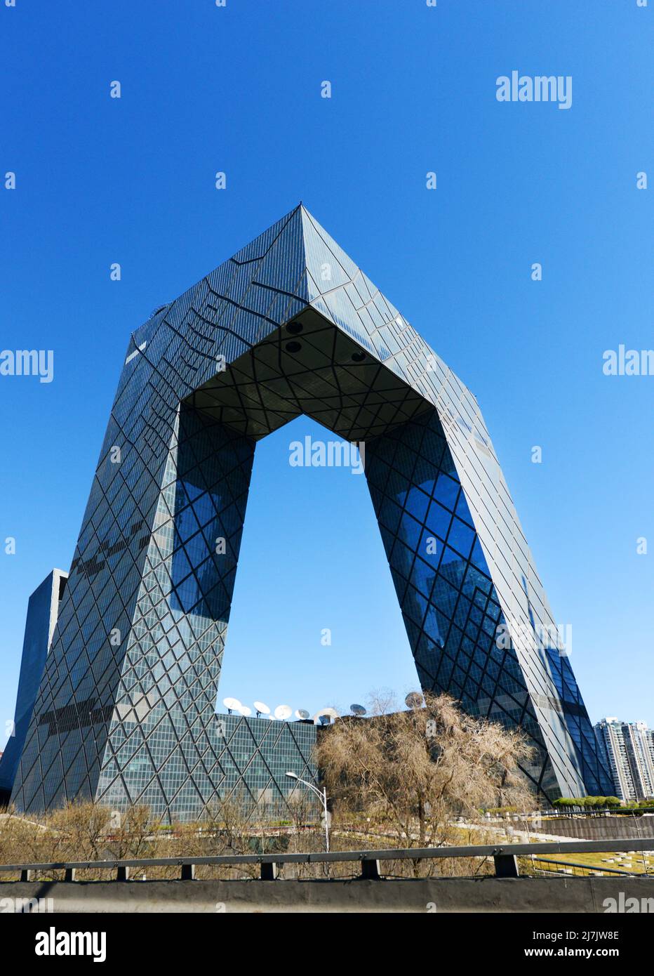 Construction of modern buildings and skyscrapers in the Central ...