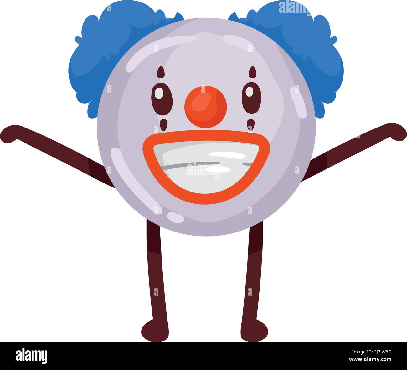 classic clown emoticon Stock Vector Image & Art - Alamy