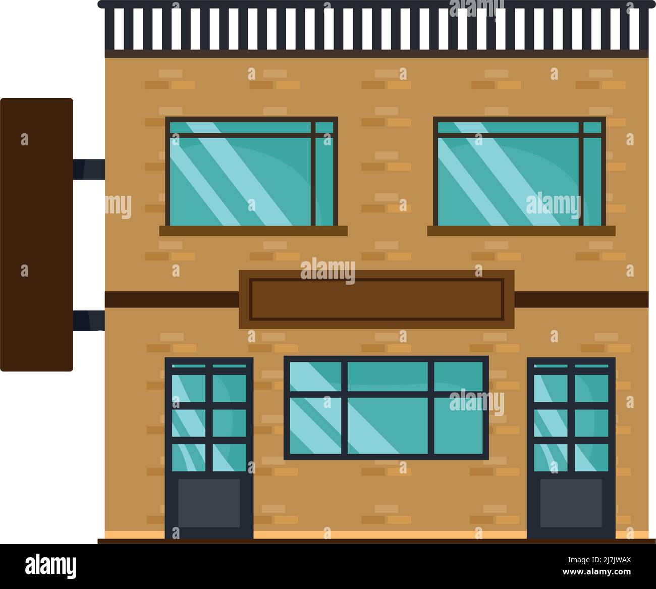 store building with label Stock Vector Image & Art - Alamy