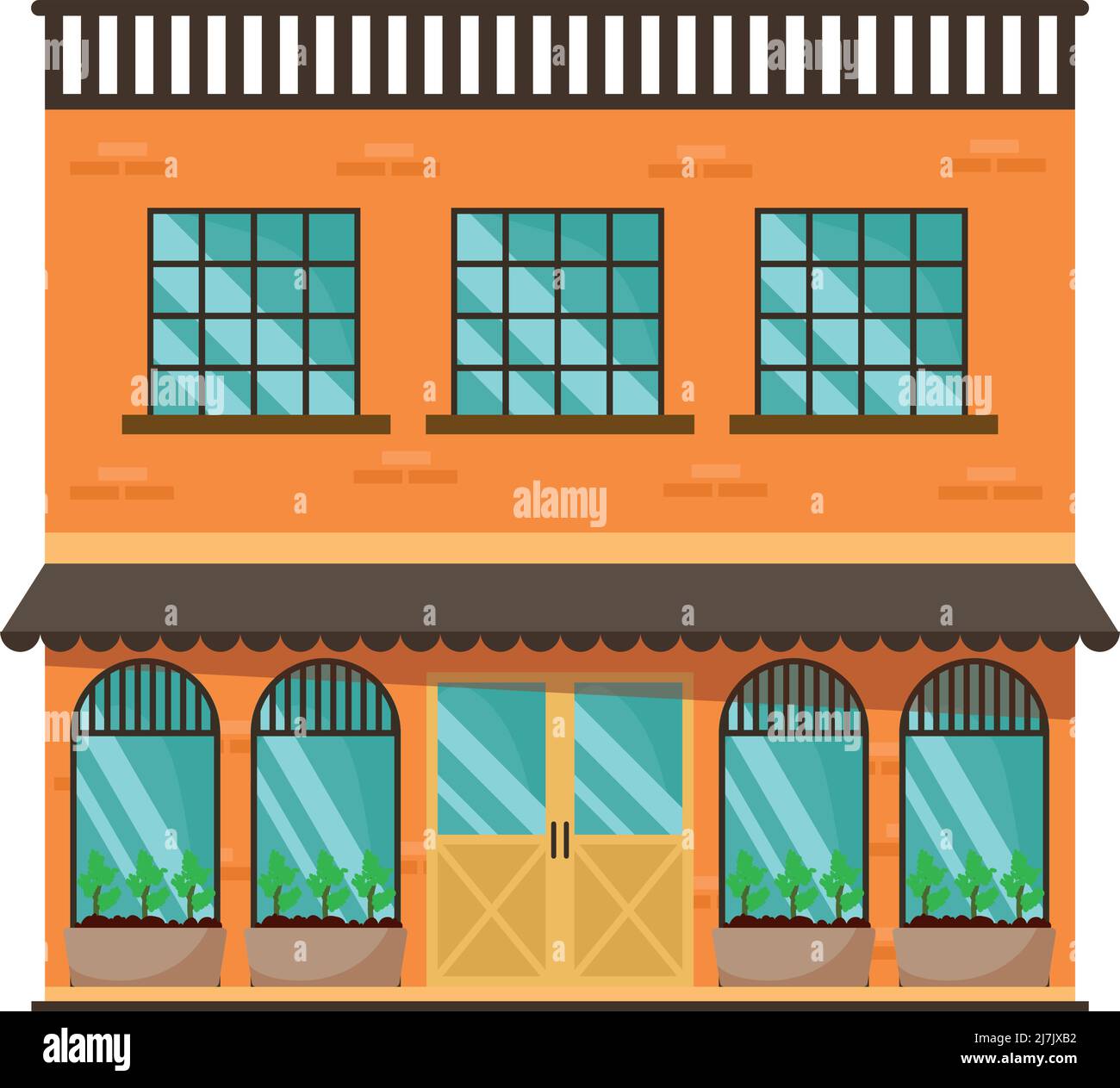 restaurant building facade Stock Vector Image & Art - Alamy