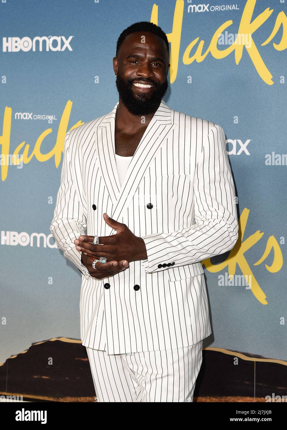 Terrence Terrell walking on the red carpet at the HBO Max "Hacks ...