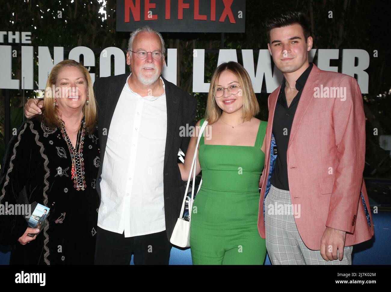West Hollywood, California, USA. 9th May, 2022. Linda Connelly, Michael Connelly, Kelly Connelly ...