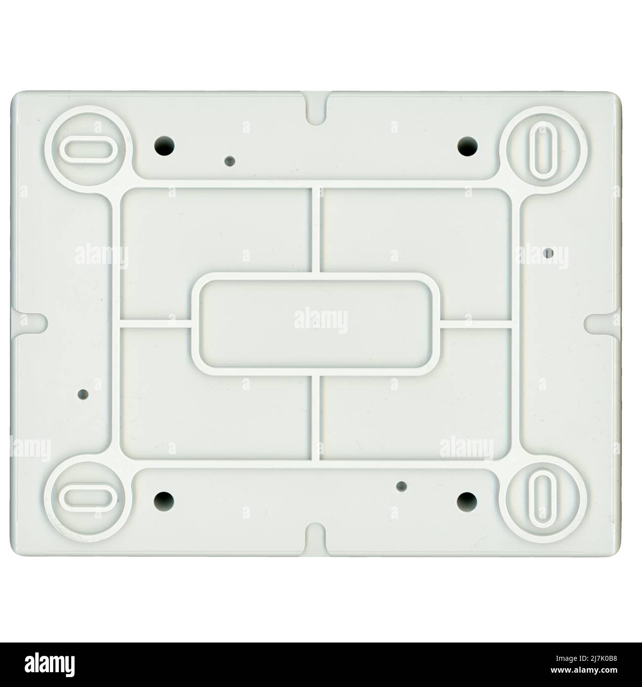 junction box isolated over a white background Stock Photo - Alamy