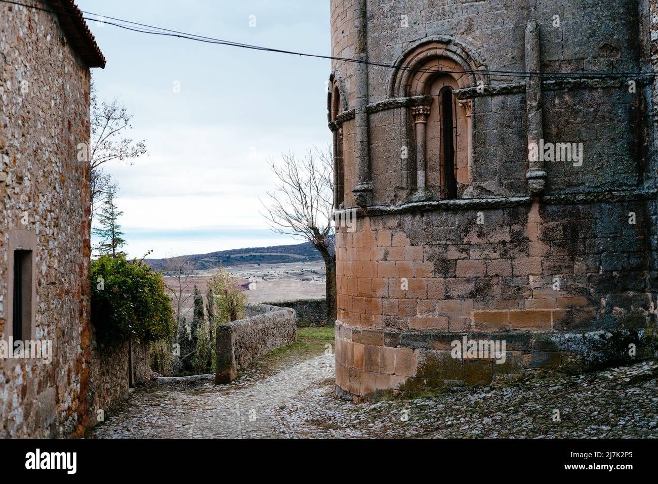 Romanesque apse in the church and museum of Holy Trinity in the ...