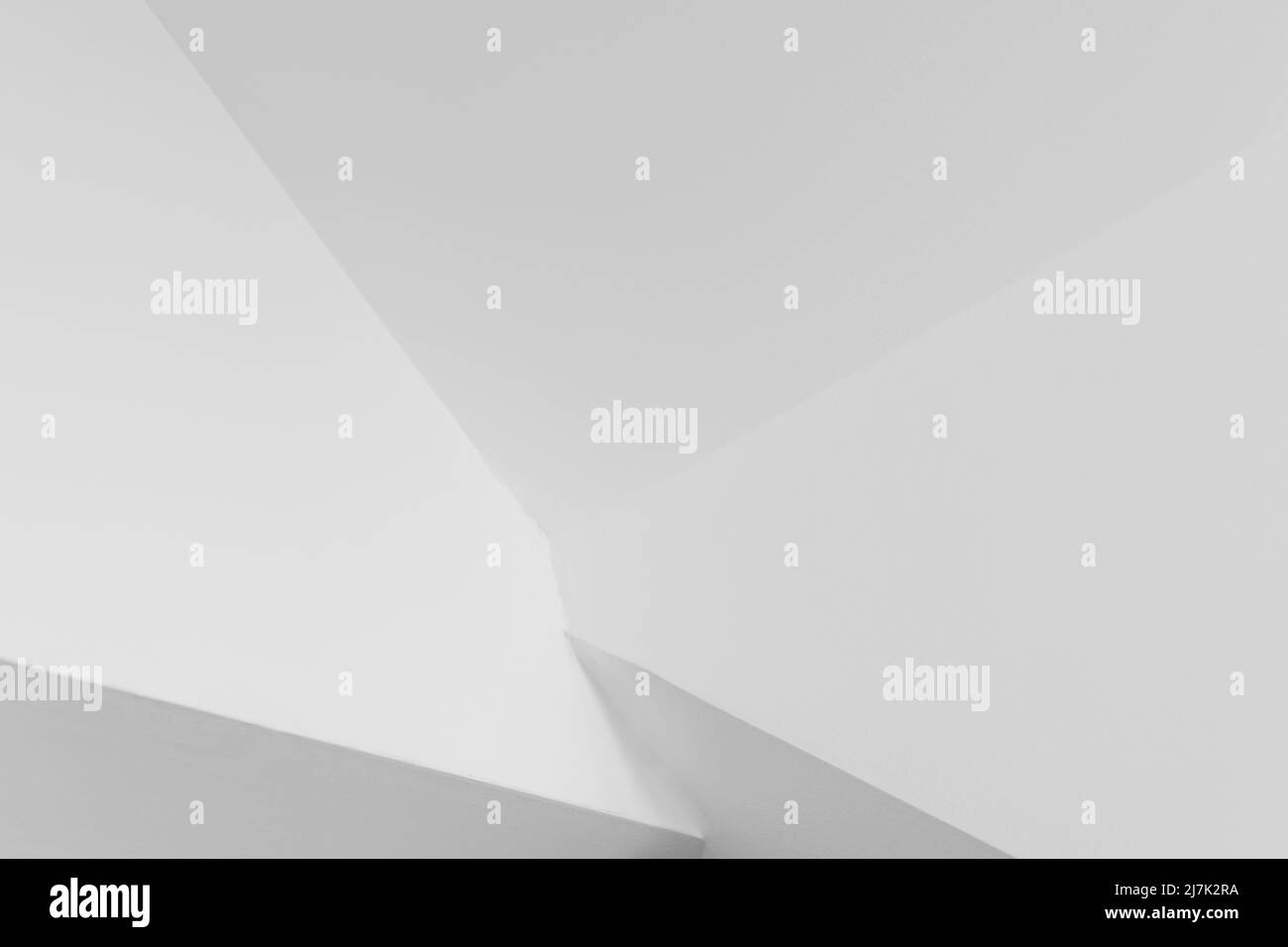 Loft apartment ceiling as abstract background, gray geometric shapes ...