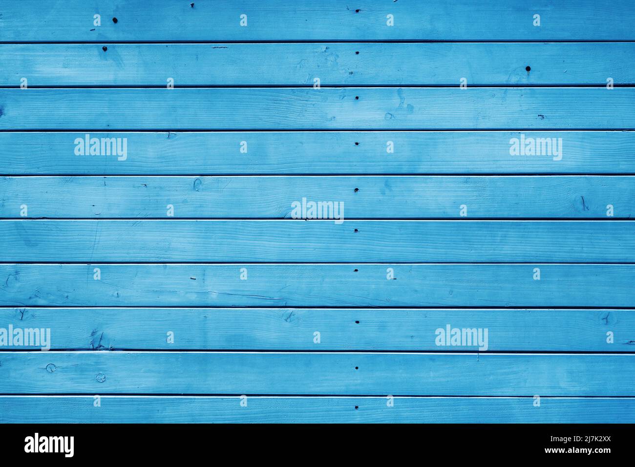 Blue wooden flooring deck planks as background, top view texture Stock ...