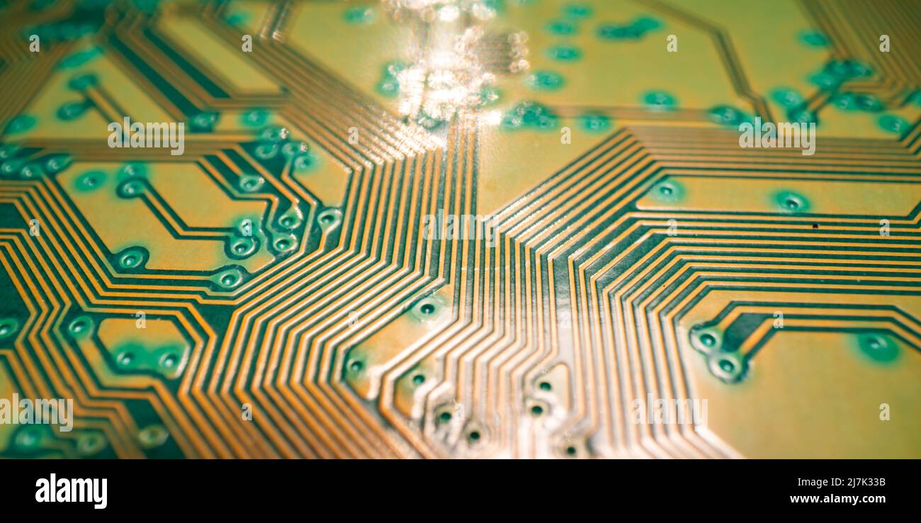 Circuit board, electronic motherboard. Digital engineering concept, hi ...