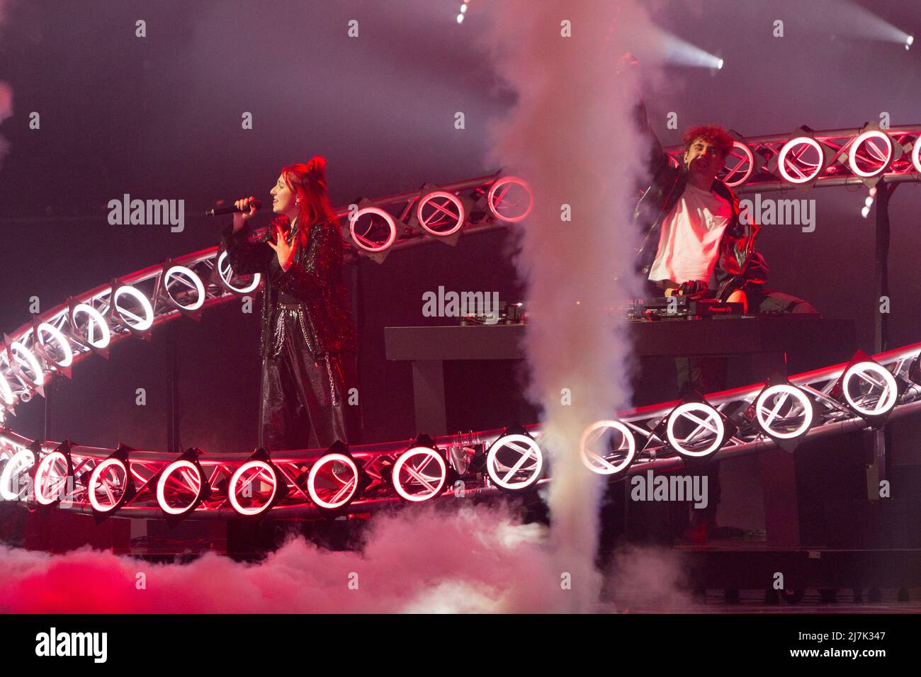 Turin, Italy. 9th May 2022. Austrian musician LUM!X (real name Luca ...