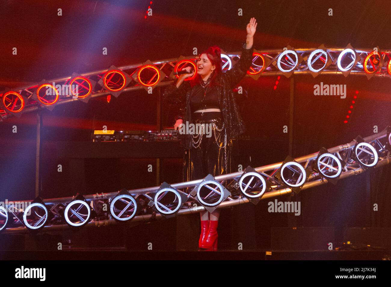 Turin, Italy. 9th May 2022. Austrian musician LUM!X (real name Luca ...