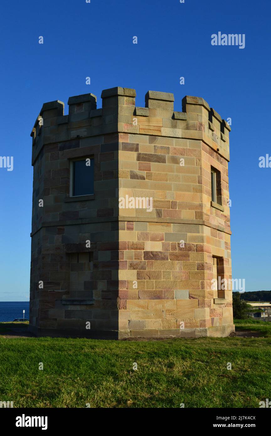 A view of the old octagonal Customs Building at La Perouse in Sydney ...
