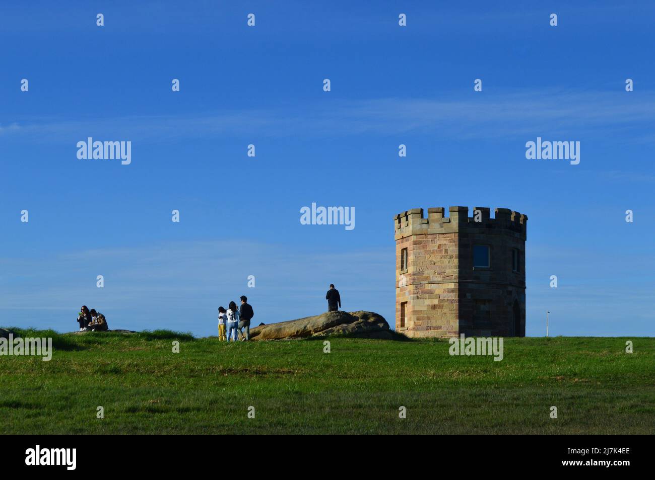 A view of the old octagonal Customs Building at La Perouse in Sydney ...