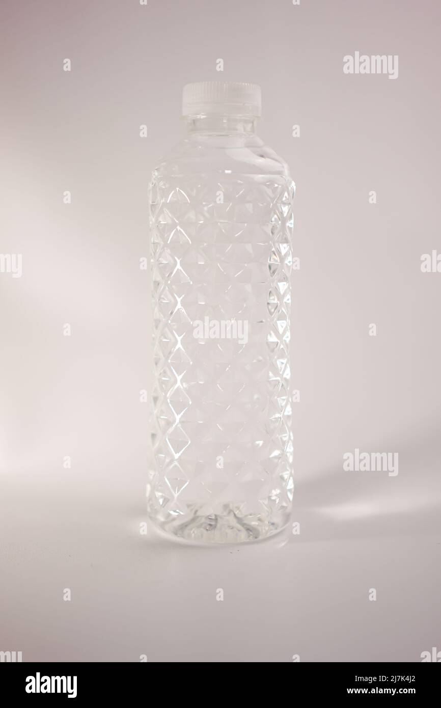mineral water bottle with geometric texture Stock Photo - Alamy