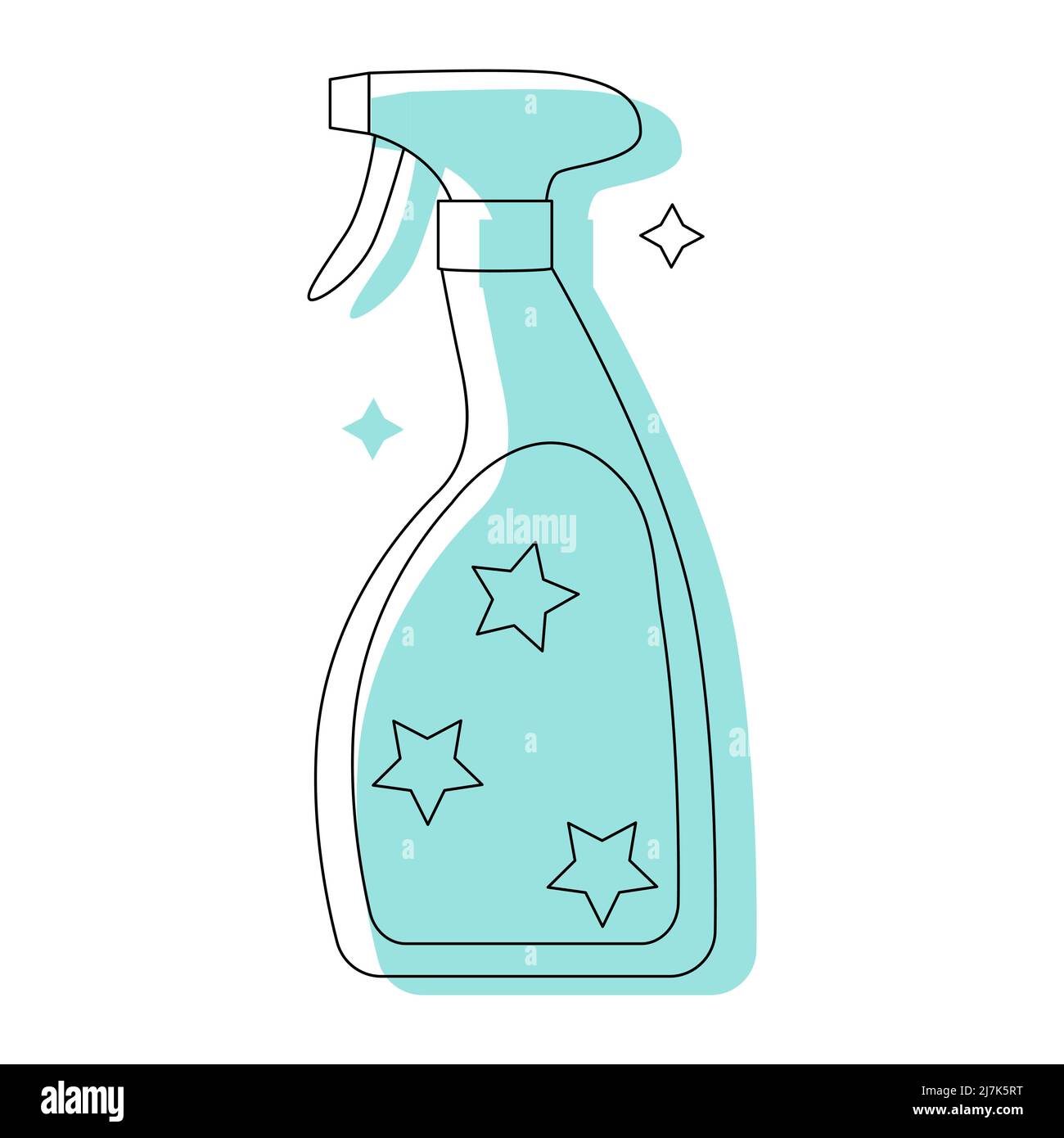 detergent icon isolated on white background. Flat vector illustration ...