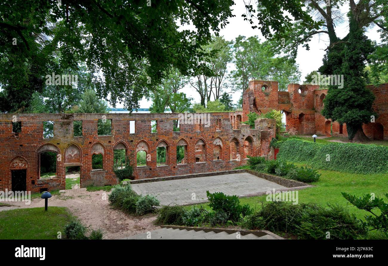 Arendsee Altmark Klosterruine 87809 Klausur-Nordflügel und Ostflügel ...