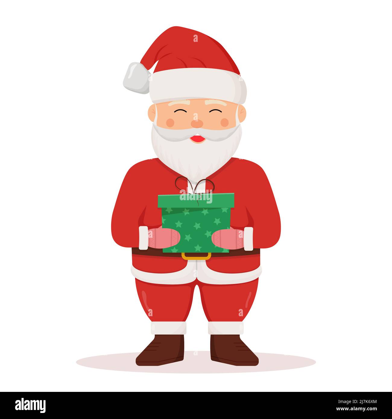 Santa claus stands Cut Out Stock Images & Pictures - Alamy