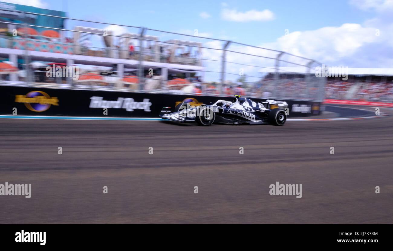 May 8th, 2022: Yuki Tsunoda, Scuderia AlphaTauri team driver #22 during ...