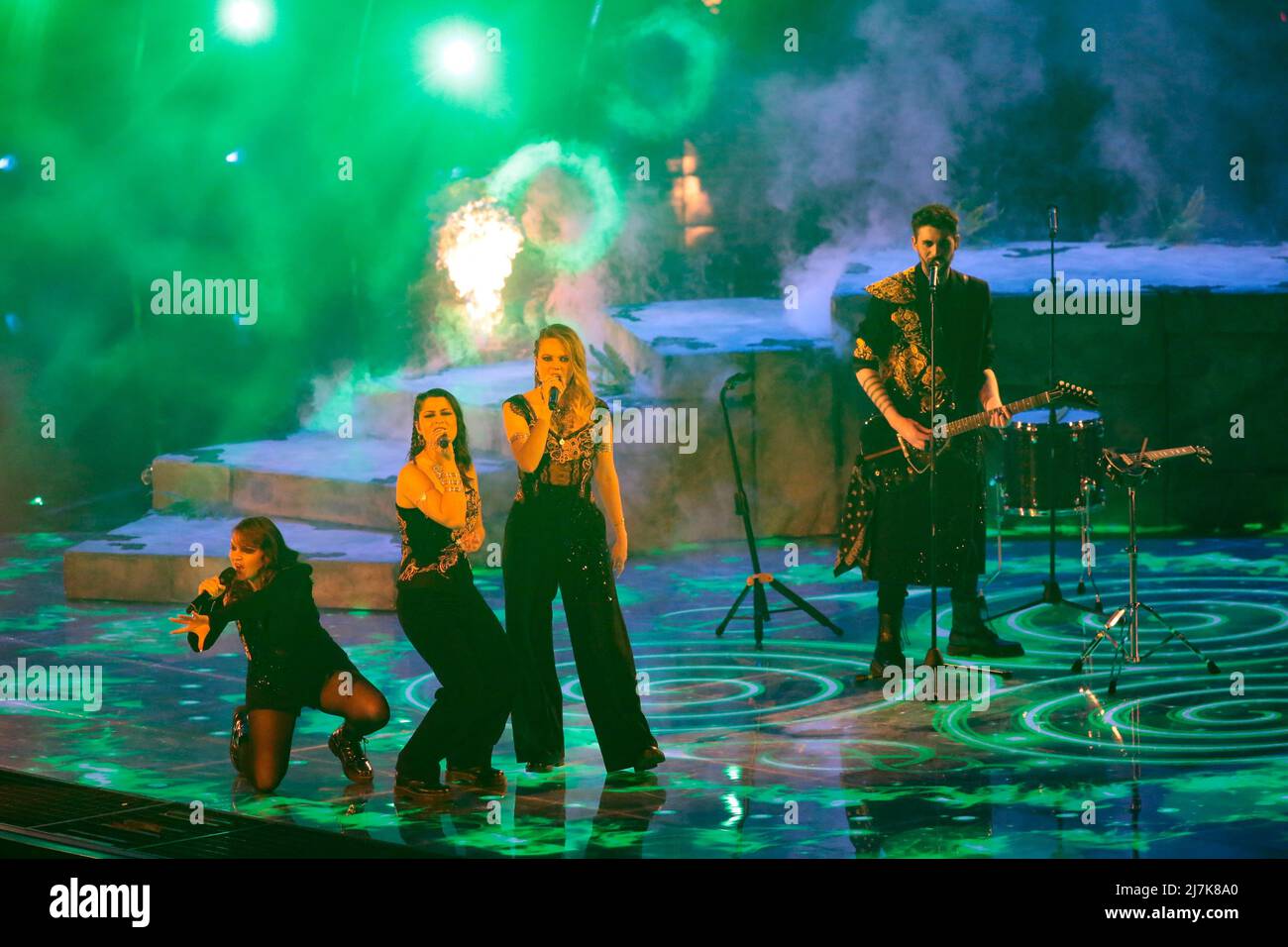 Alvan & Ahez (Fulenn) France during the Eurvision Song Contest 2022 ...