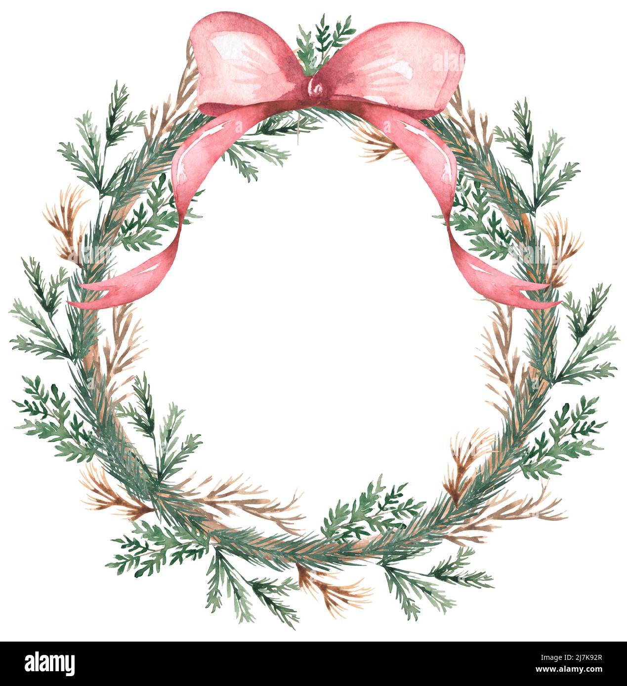 Christmas Wreath Border Clip Art
