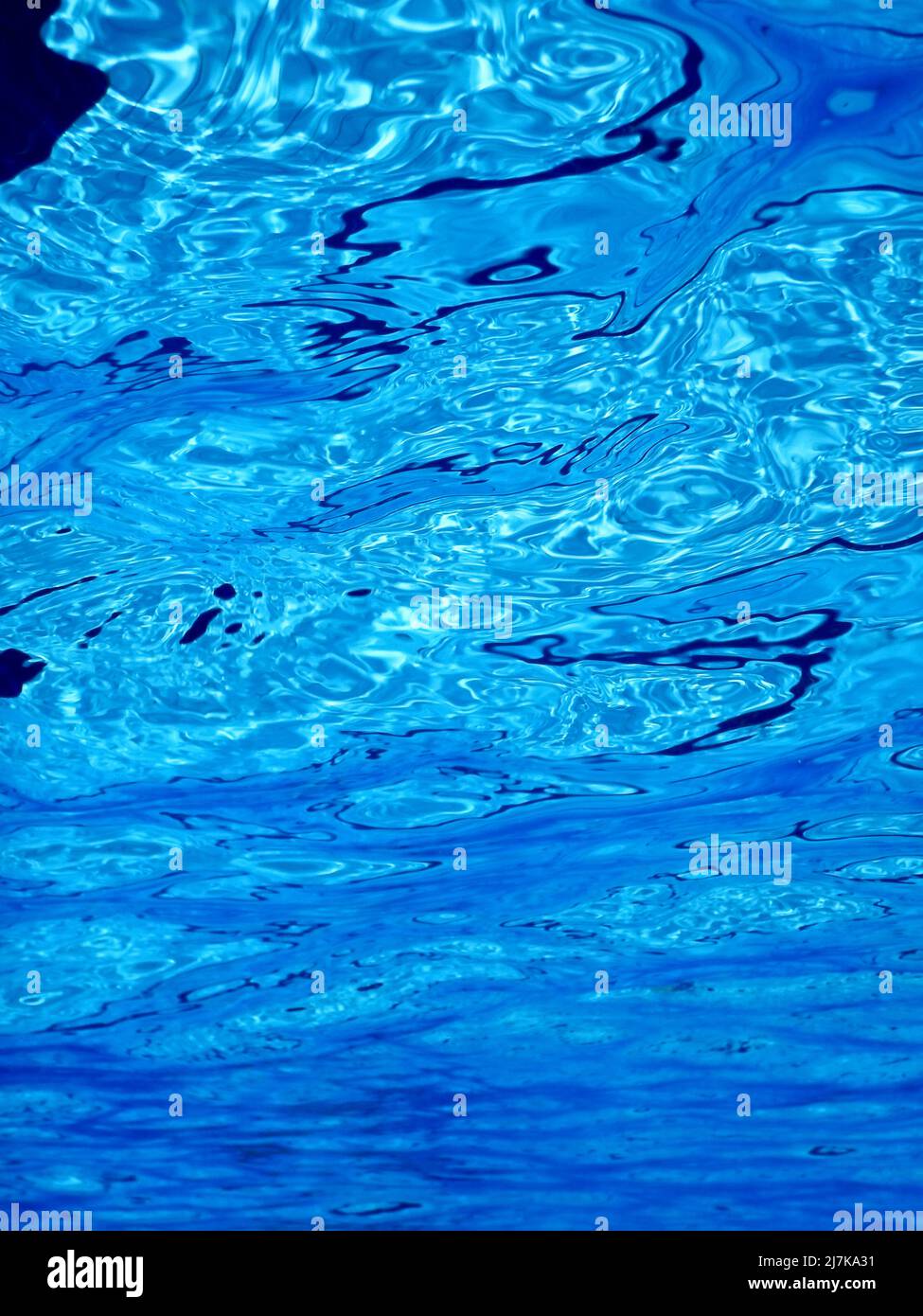 Water Surface Underwater, Swimming Pool Surface Water Background Stock ...