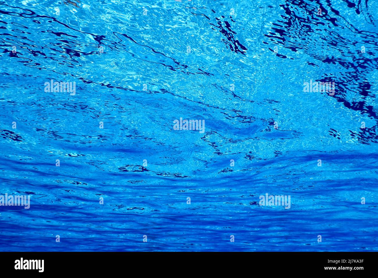 Water Surface Underwater, Swimming Pool Surface Water Background Stock ...