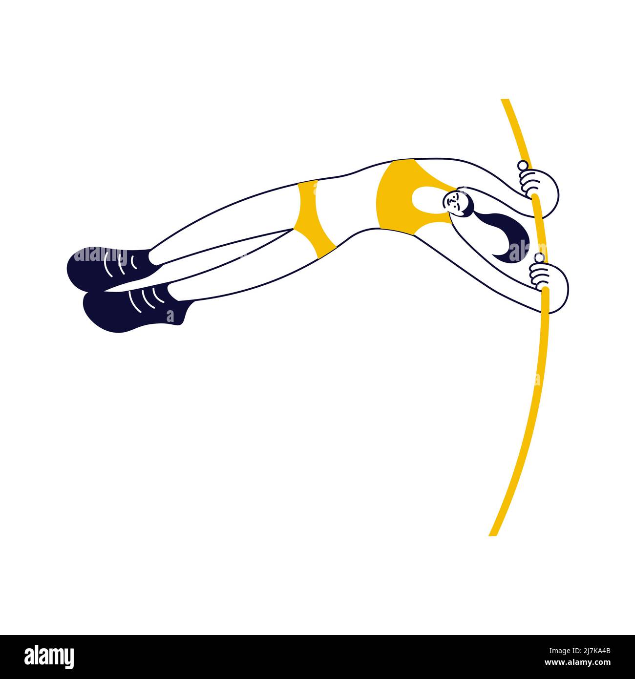 Female high jump over bar hi-res stock photography and images - Alamy