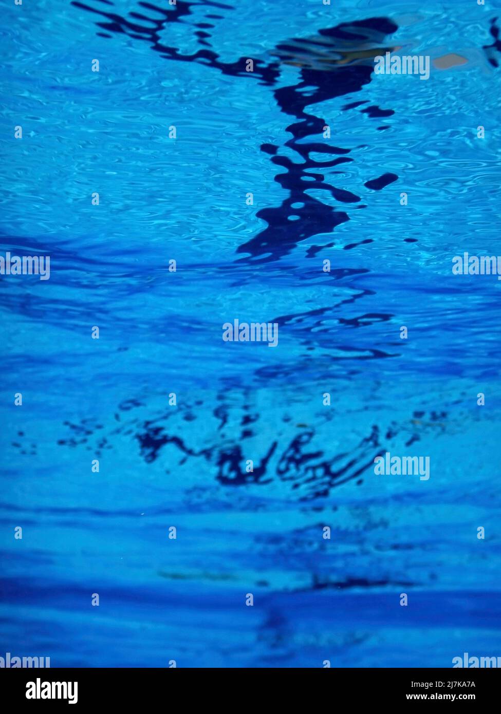 Water Surface Underwater, Swimming Pool Surface Water Background Stock ...