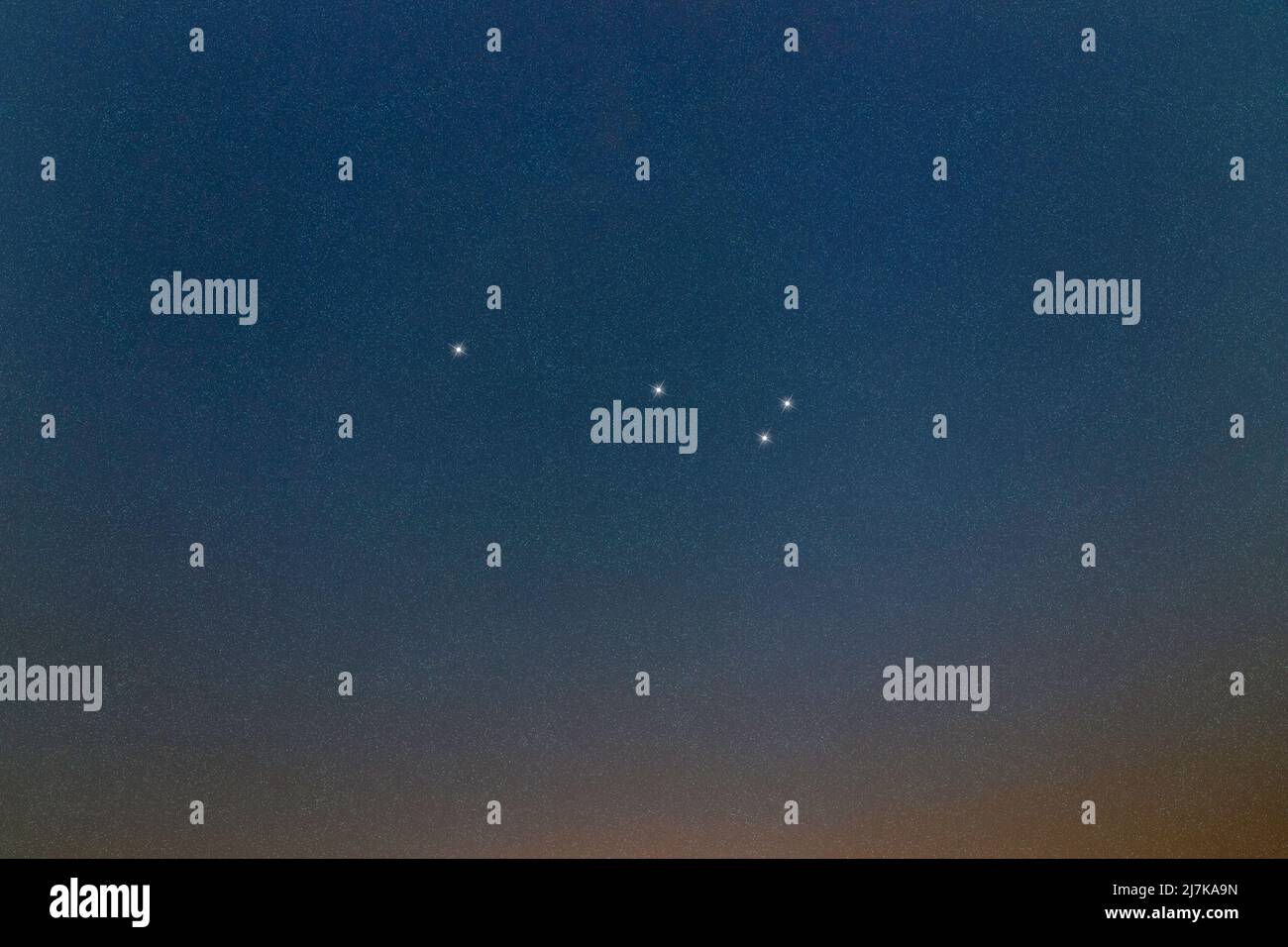 Sagitta star constellation, Night sky, Cluster of stars, Deep space ...