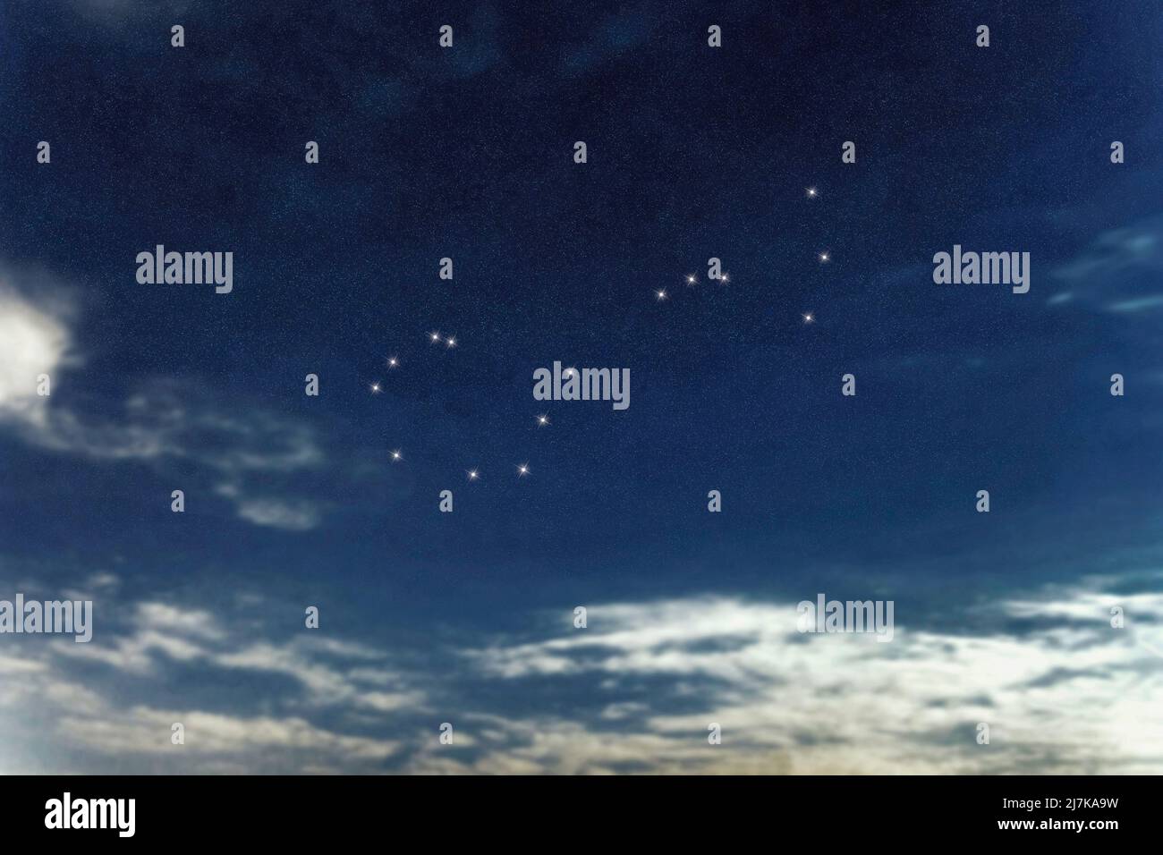 Scorpius star constellation, Night sky, Cluster of stars, Deep space ...