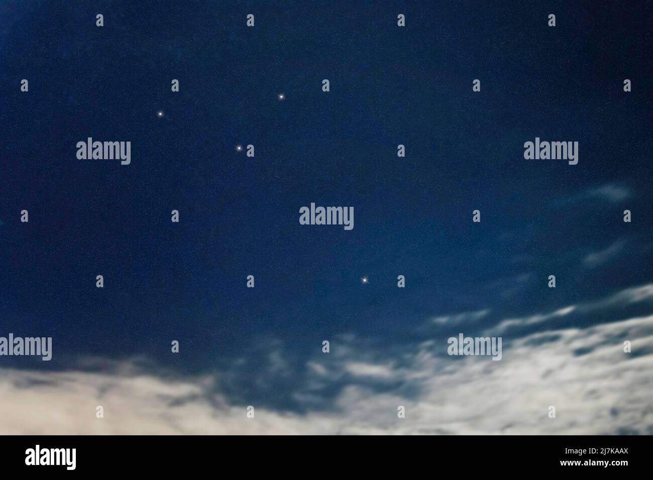 Octans star constellation, Night sky, Cluster of stars, Deep space ...