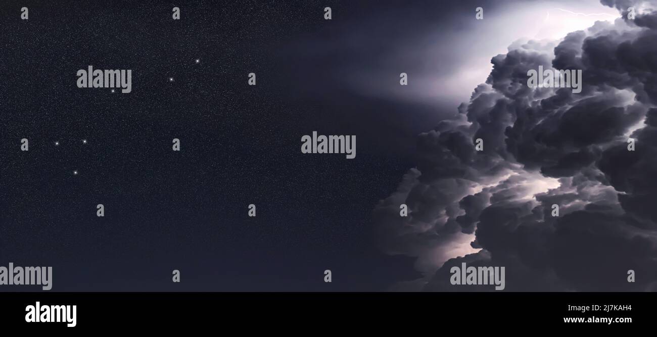 Dorado star constellation, Night sky, Cluster of stars, Deep space ...