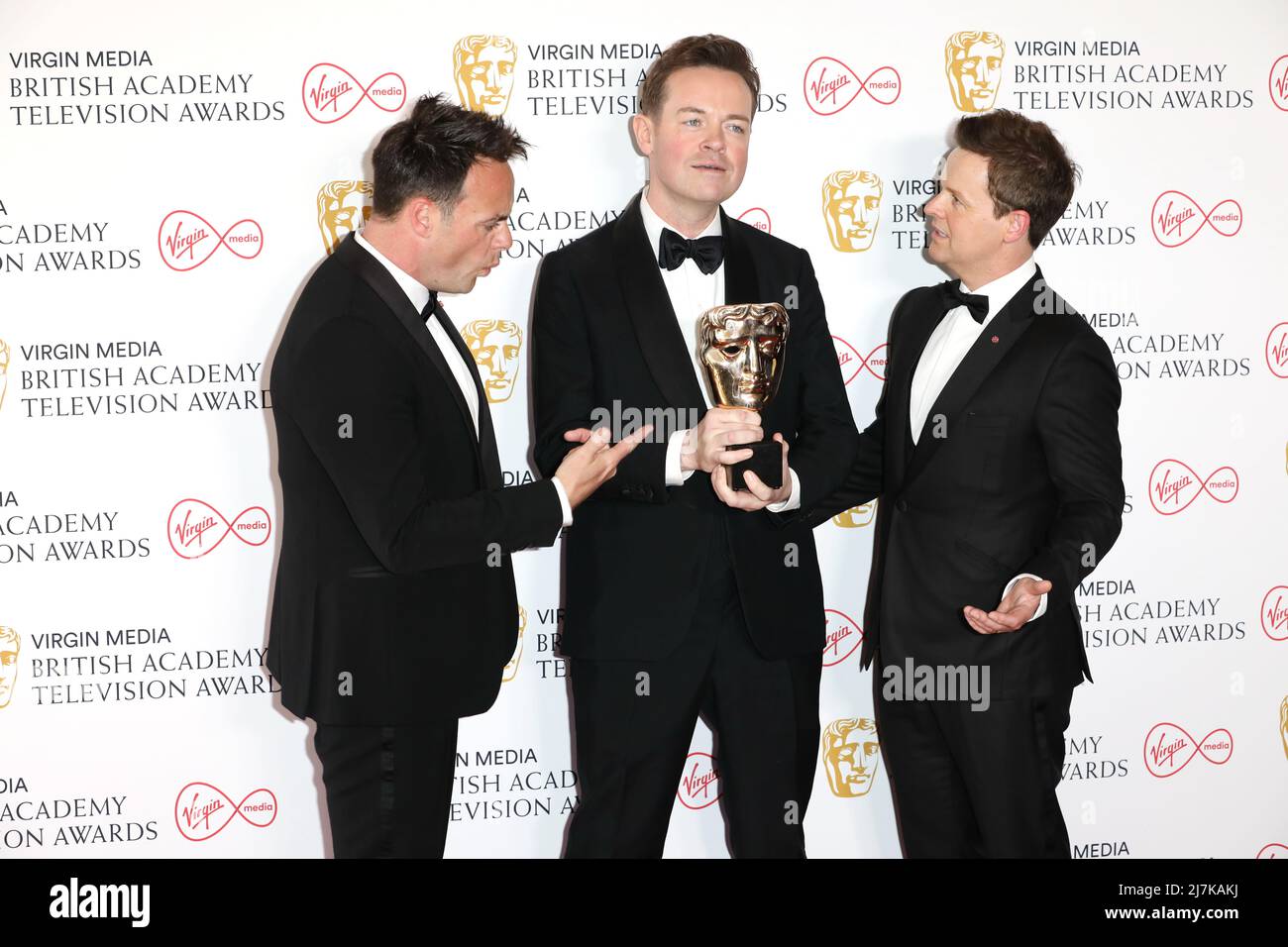 Anthony McPartlin, Stephen Mulhern and Declan Donnelly attend Bafta TV ...