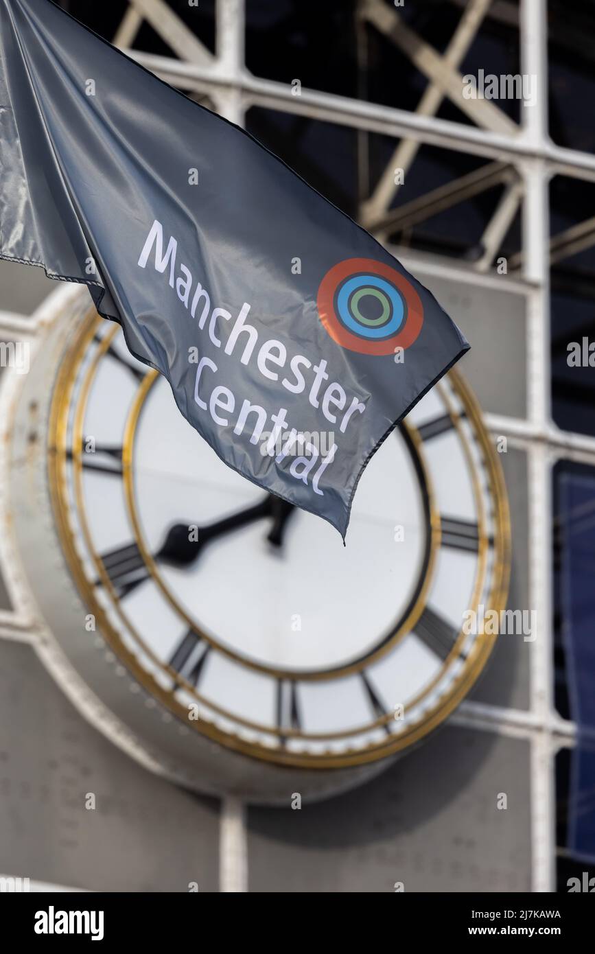 Manchester Central flag Stock Photo - Alamy