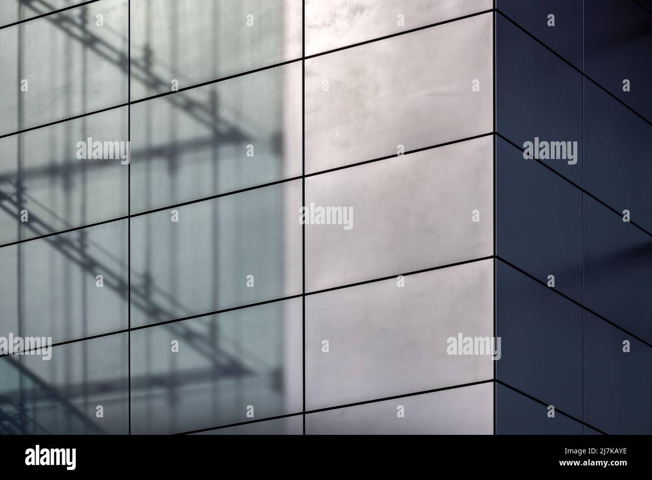 Reflection at The Bridgewater Hall, Manchester Stock Photo - Alamy