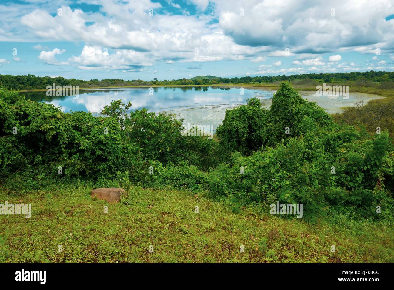 Scenic view of Ikapu Crater Lake, a crater lake in Mbeya, Tanzania ...