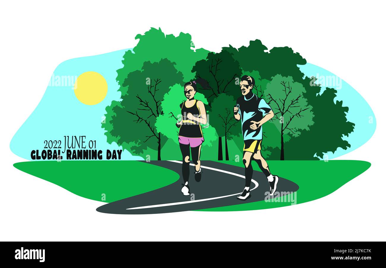 Global fitness challenge Stock Vector Images - Alamy