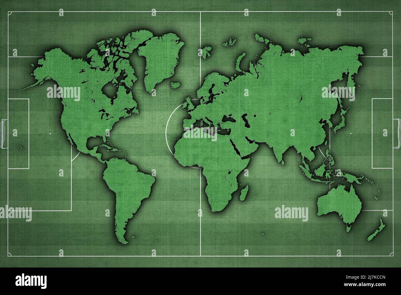 World map Soccer Field, Green Grass, Football World, sport background ...