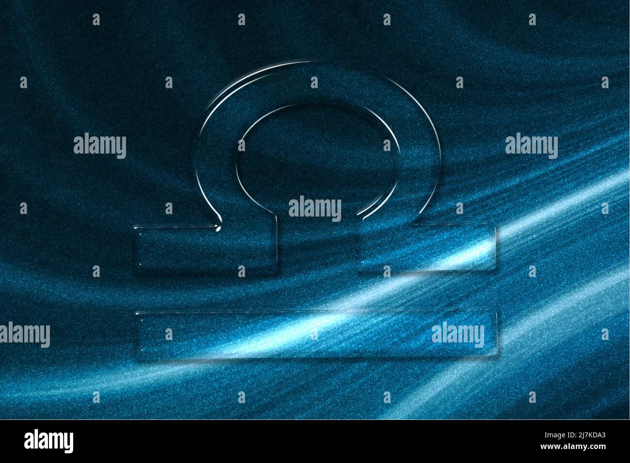 Libra zodiac sign, blue background, Horoscope Astrology background ...