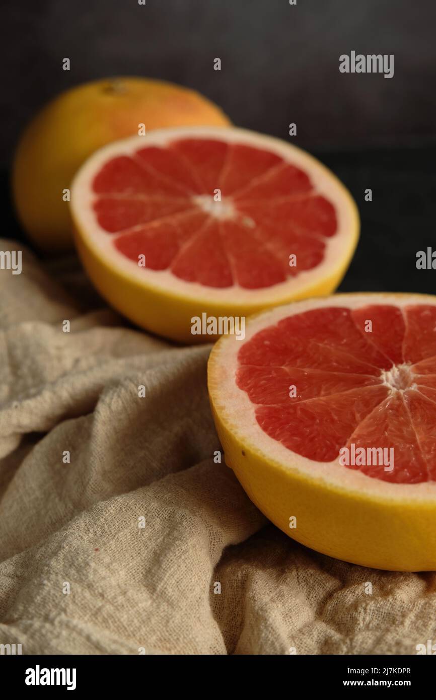 Sliced blood orange texture hi-res stock photography and images - Alamy
