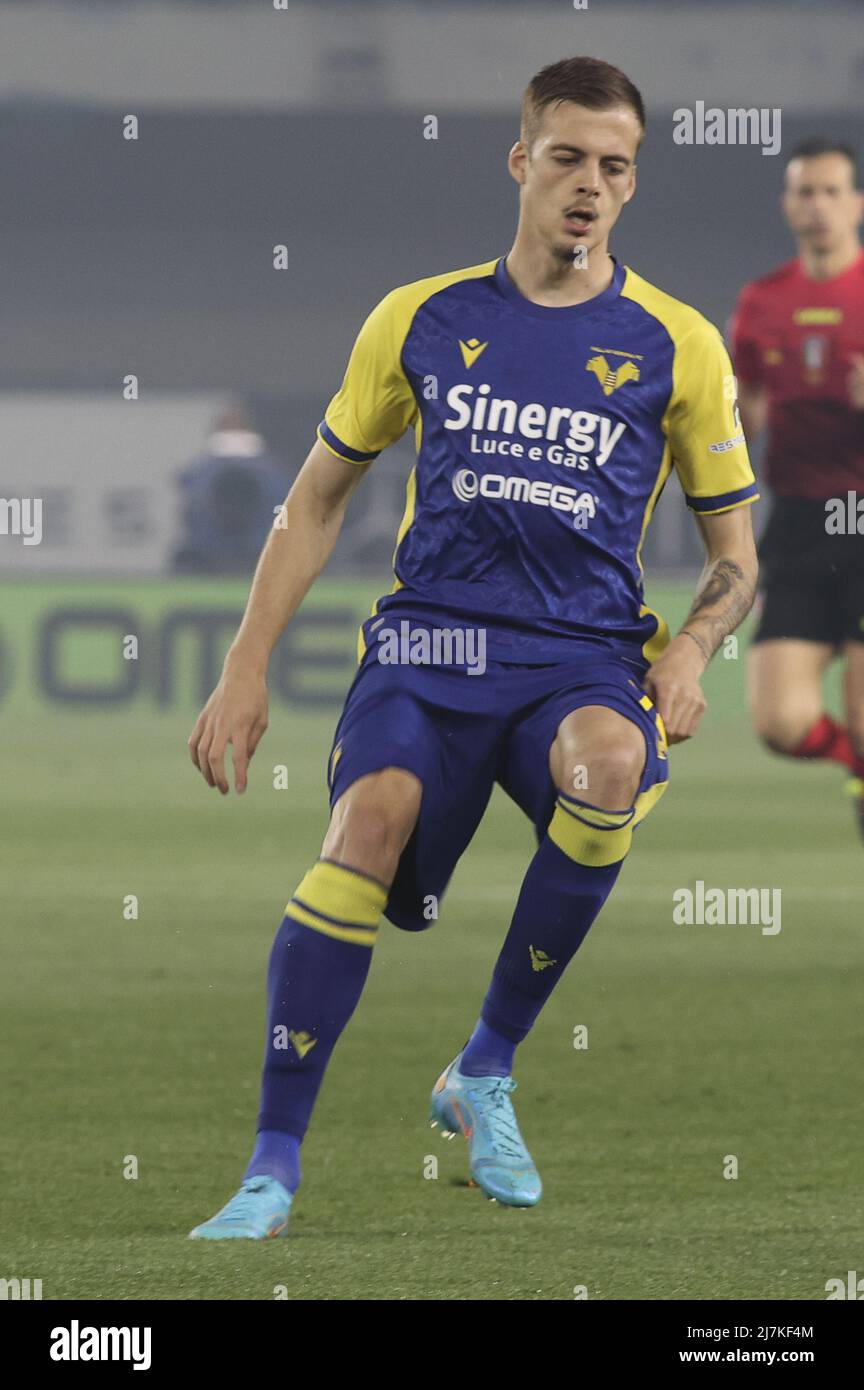 Verona, Italy, May 08, 2022. Ivan Ilic of Hellas Verona FC during ...