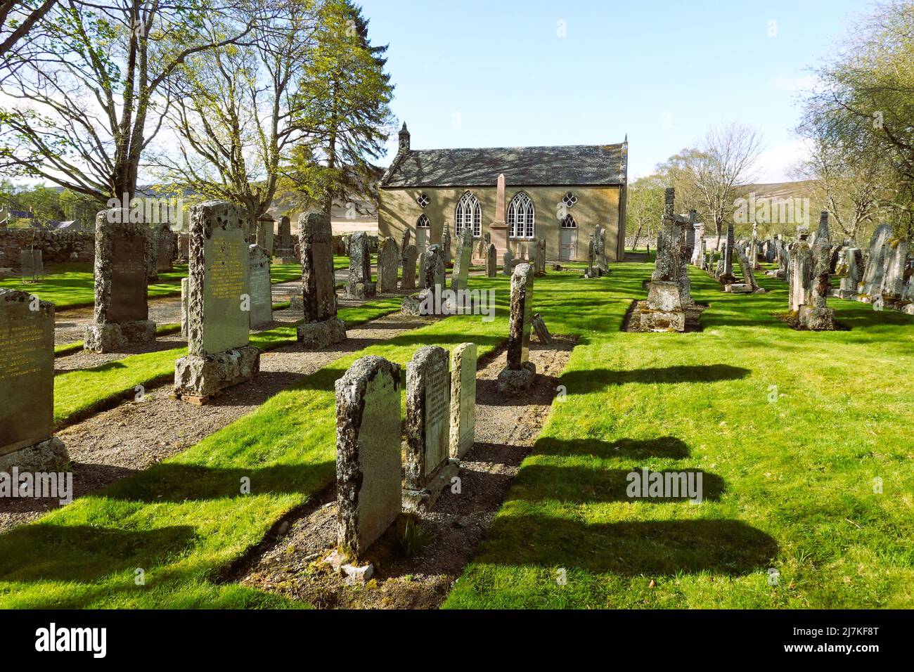 Lochlee Church, Invermark, Angus, Scotland, United Kingdom Stock Photo ...