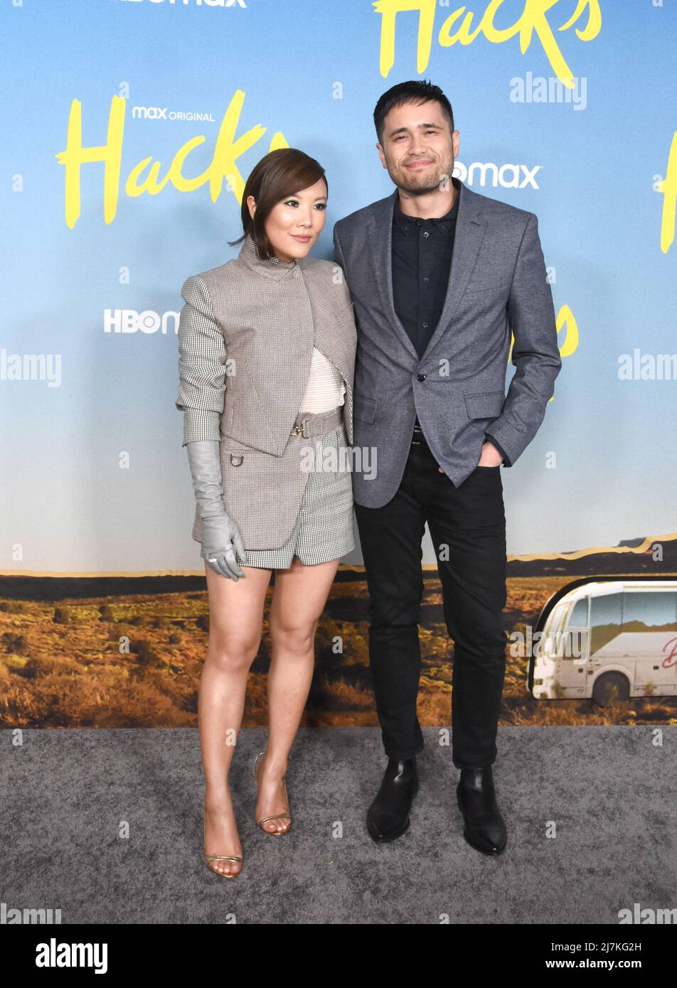Los Angeles, California, USA 9th May 2022 Actress Ally Maki and Singer Travis Atreo attend the ...