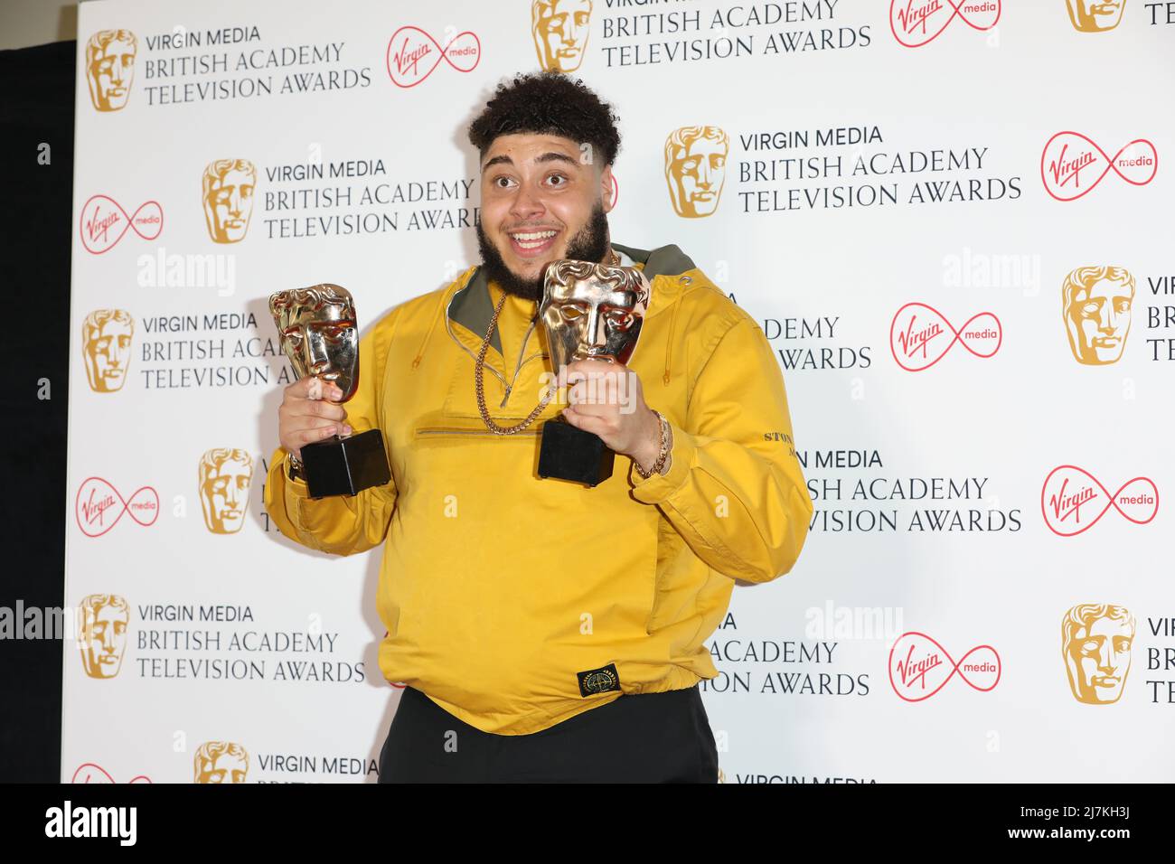 Big Zuu attends Bafta TV Awards held at Royal Festival Hall in London ...