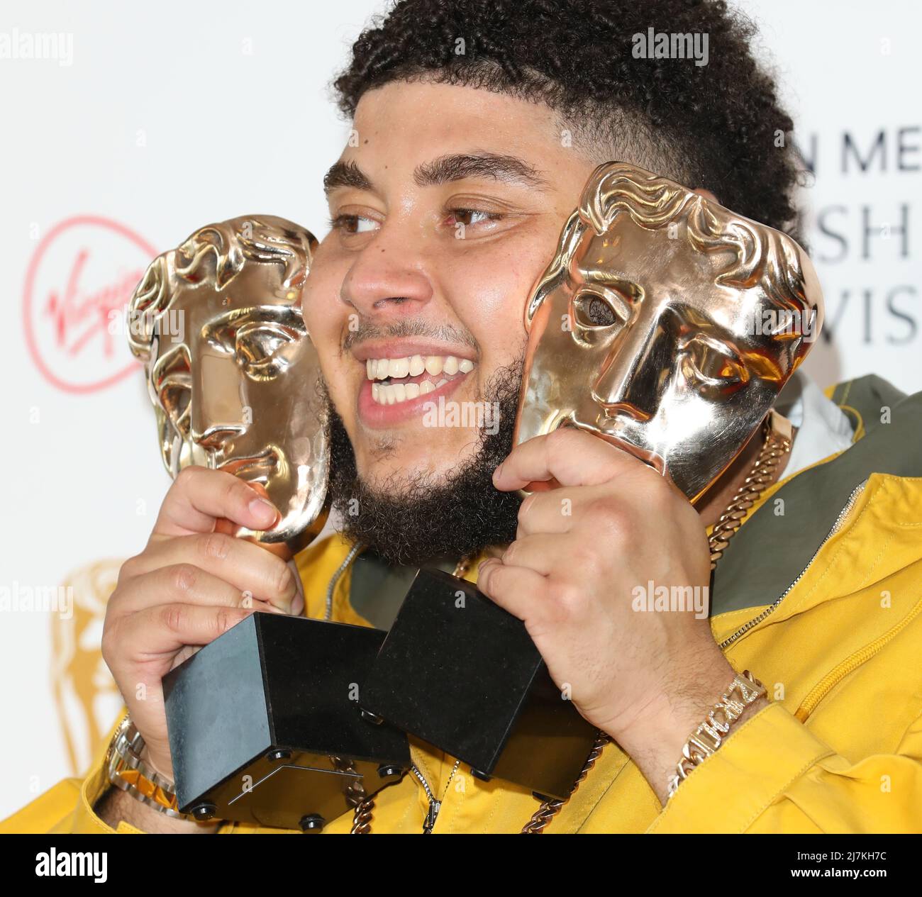 Big Zuu attends Bafta TV Awards held at Royal Festival Hall in London ...