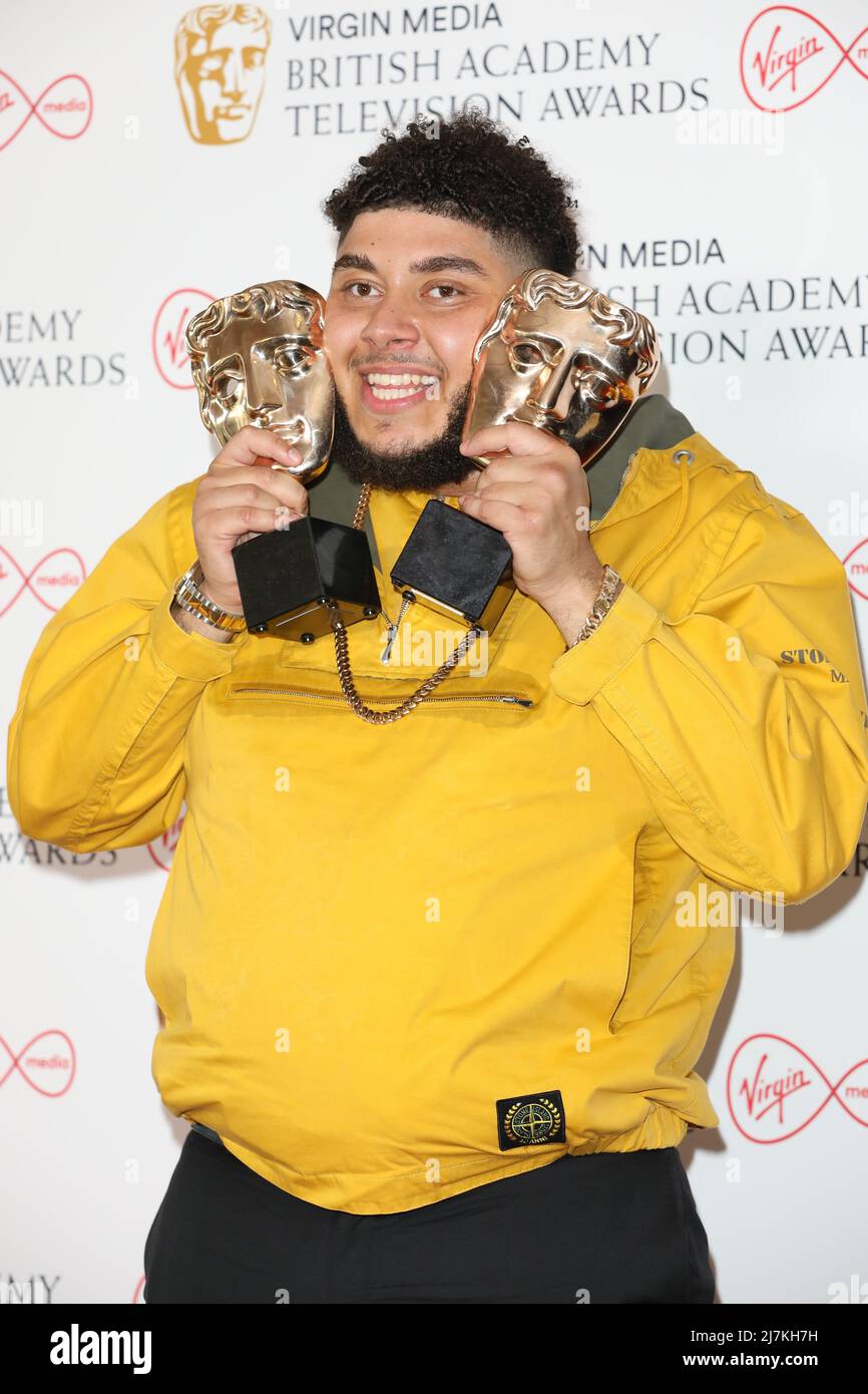 Big Zuu attends Bafta TV Awards held at Royal Festival Hall in London ...