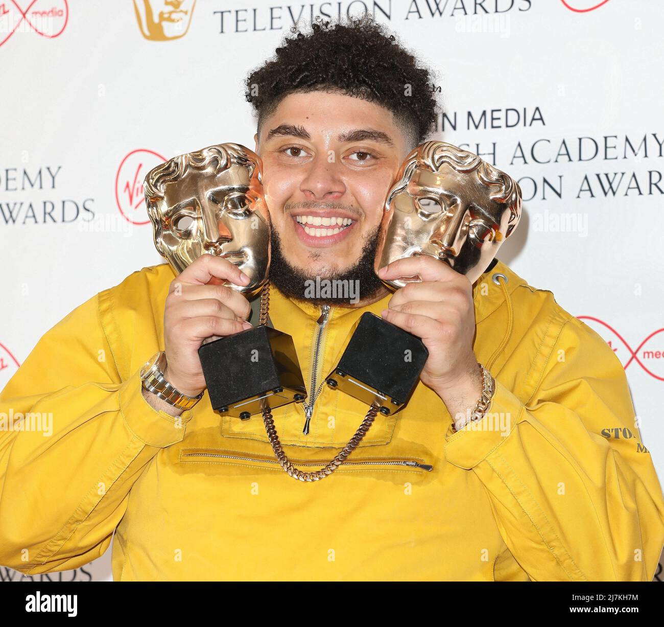 Big Zuu attends Bafta TV Awards held at Royal Festival Hall in London ...