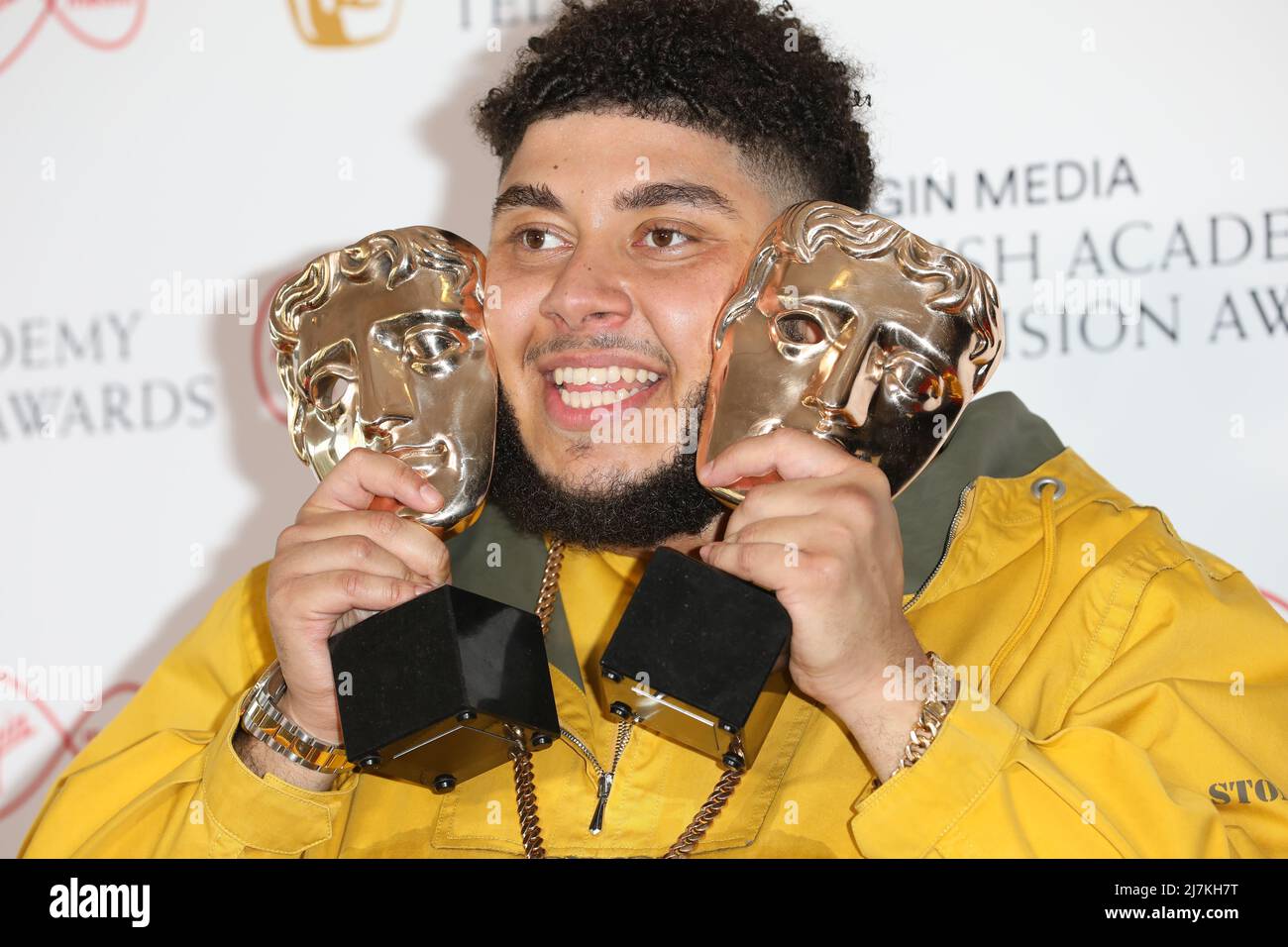 Big Zuu attends Bafta TV Awards held at Royal Festival Hall in London ...