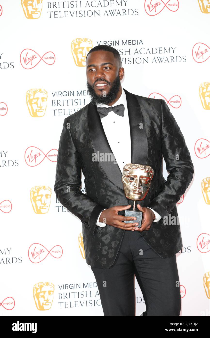 Mo Gilligan attends Bafta TV Awards held at Royal Festival Hall in ...