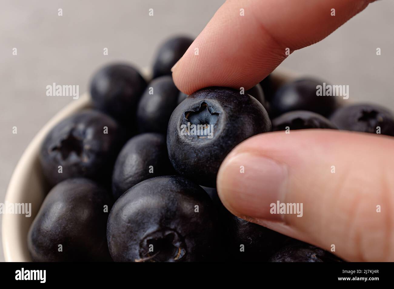 Small, round, sour and sweet blueberries Stock Photo - Alamy